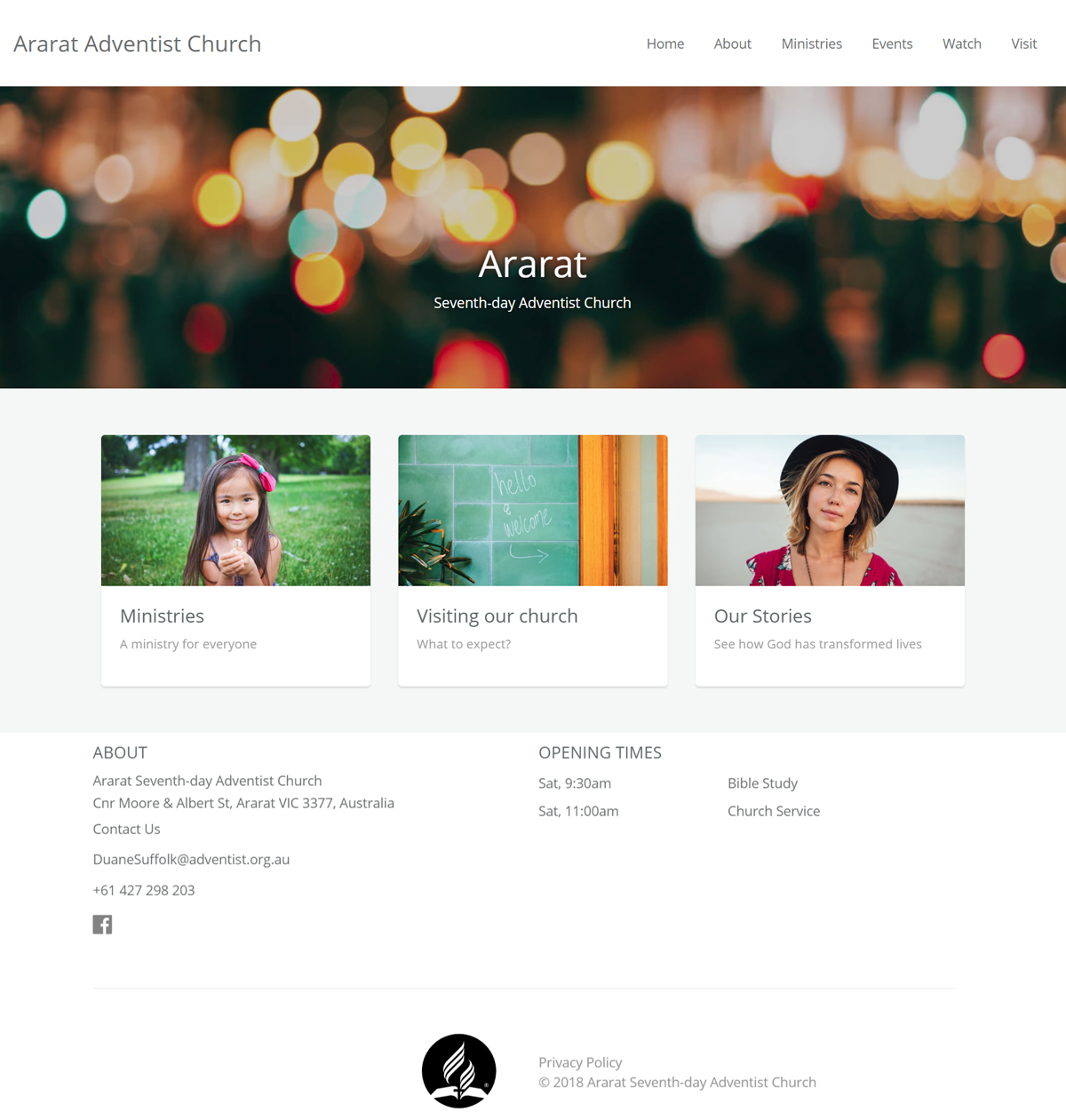 New website creator for Adventist places – Adventist Record