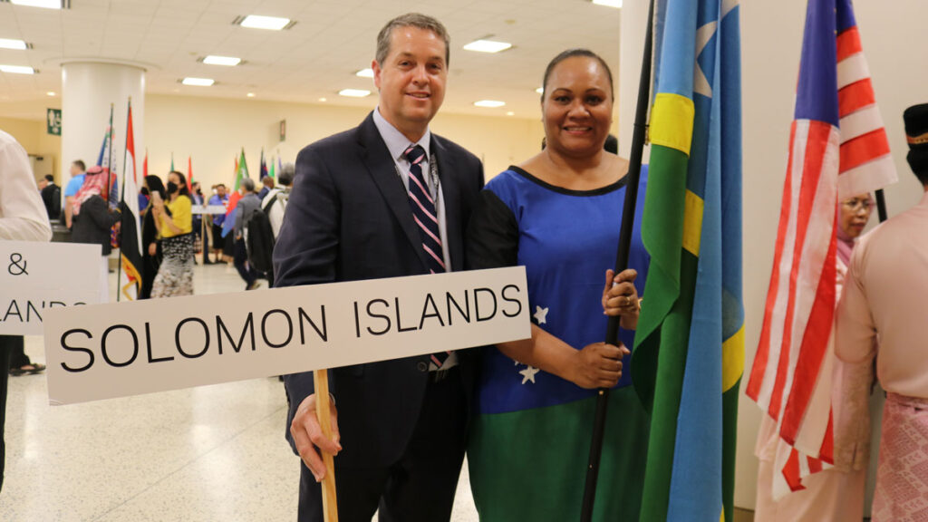 Colourful parade of nations concludes General Conference session ...