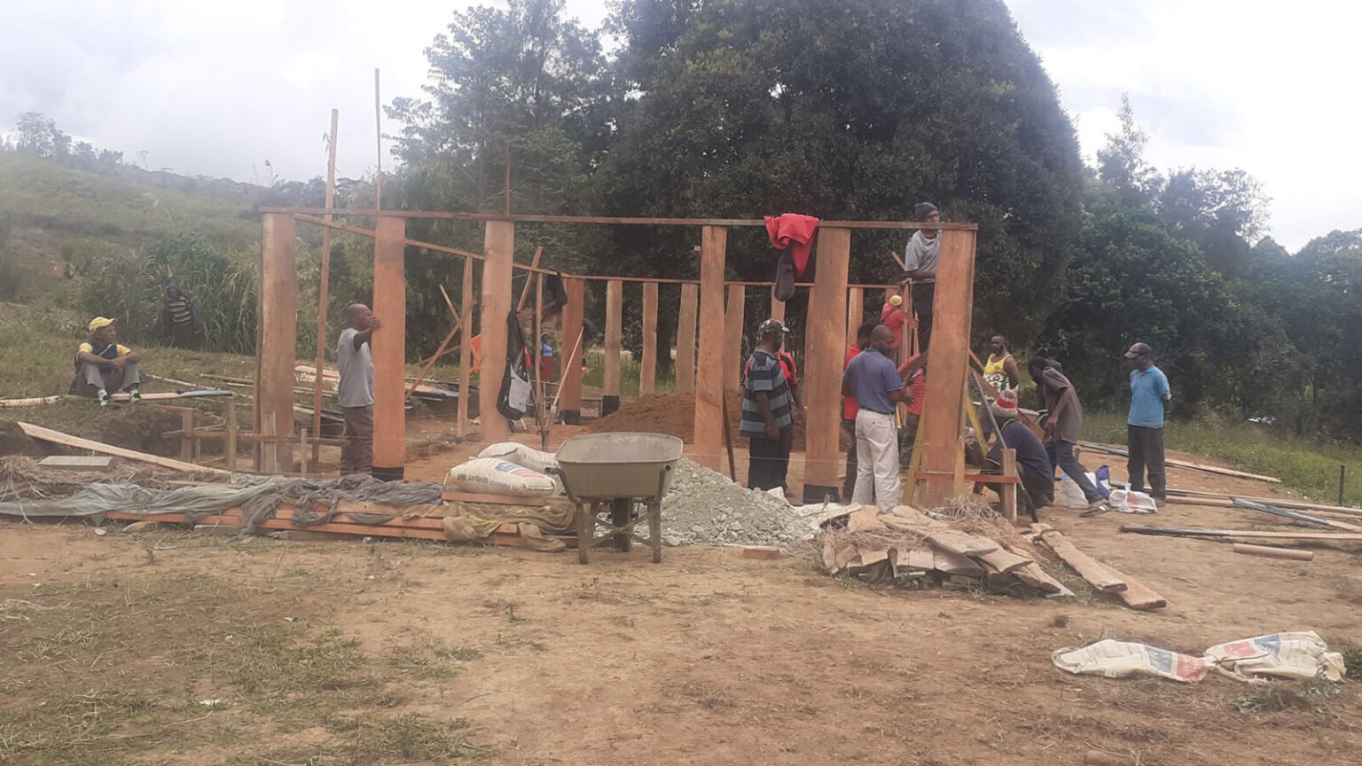 Local PNG church constructs buildings for three new church plants ...